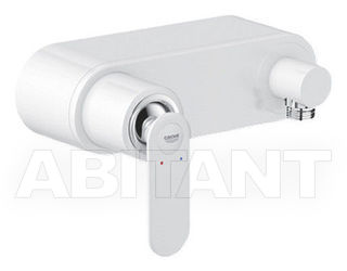 Смеситель настенный белый Grohe 32 197 LS0 , каталог сантехники для ...